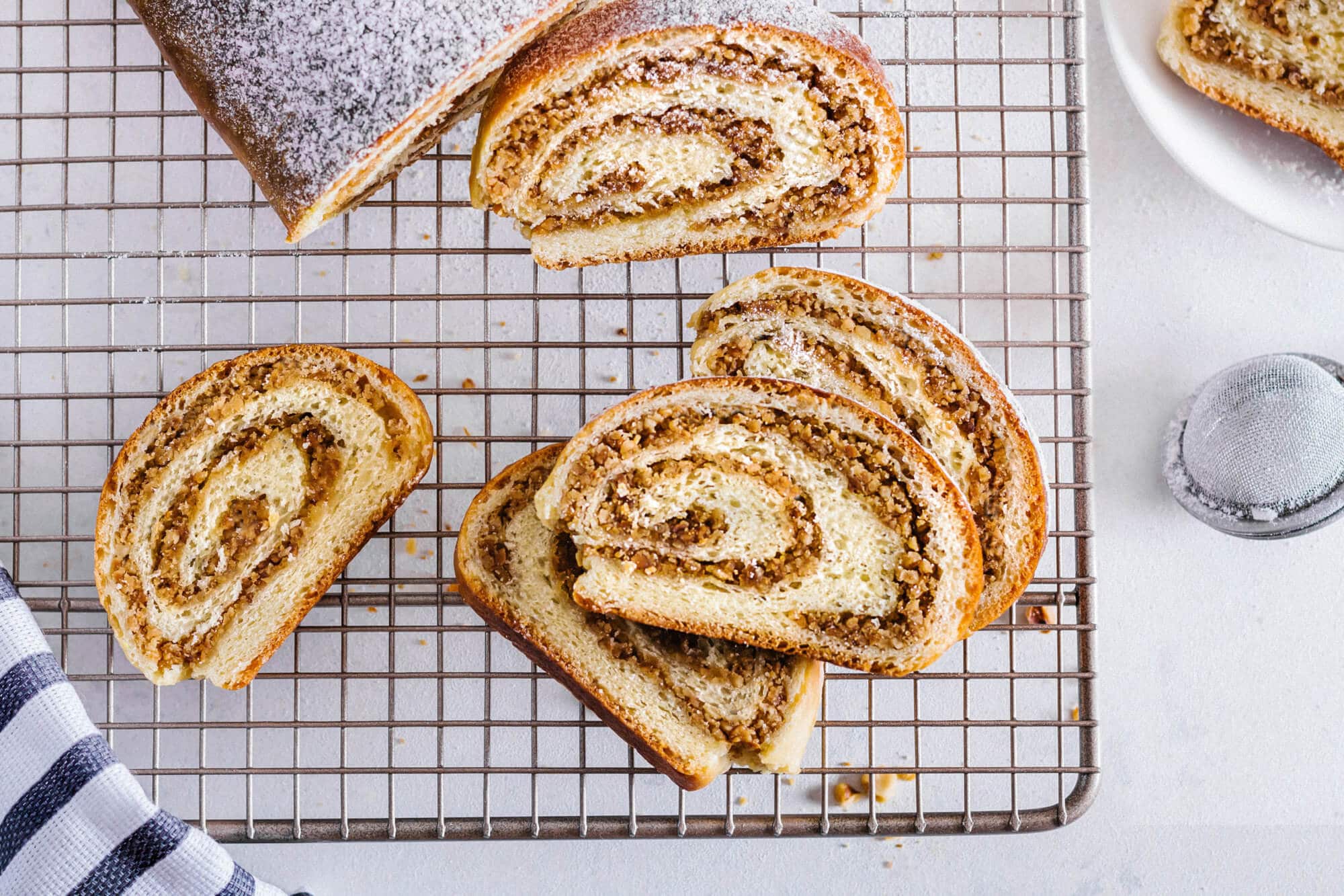 Sweet and Soft Russian Walnut Roll (Bread Machine) - All We Eat