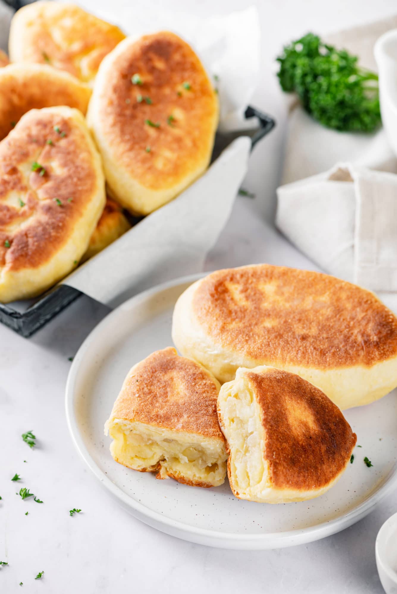 Easy Piroshki/ Pirozhki with Mashed Potato Filling - All We Eat