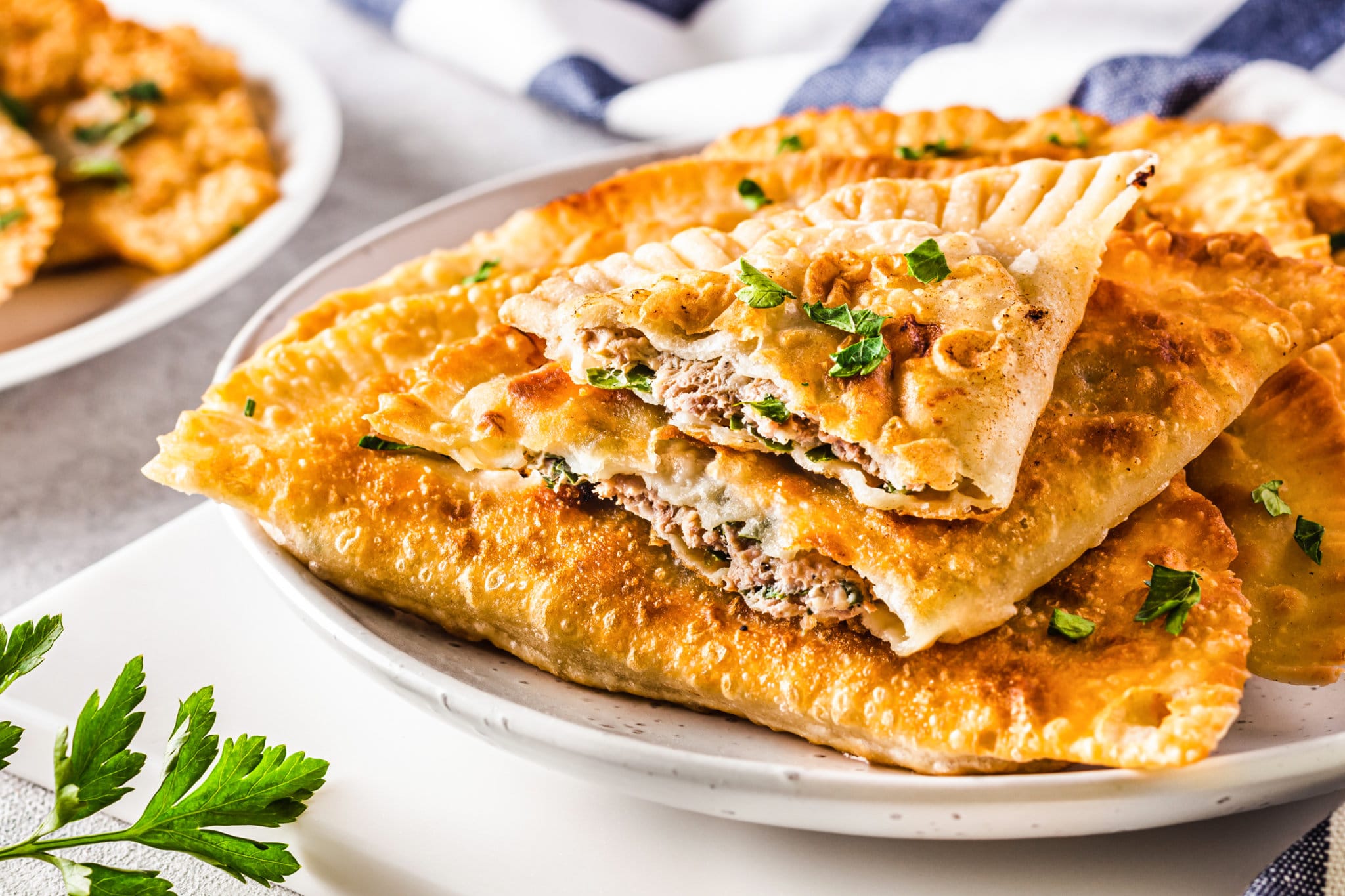 Chebureki with Meat Filling (Savory Turnovers) - All We Eat