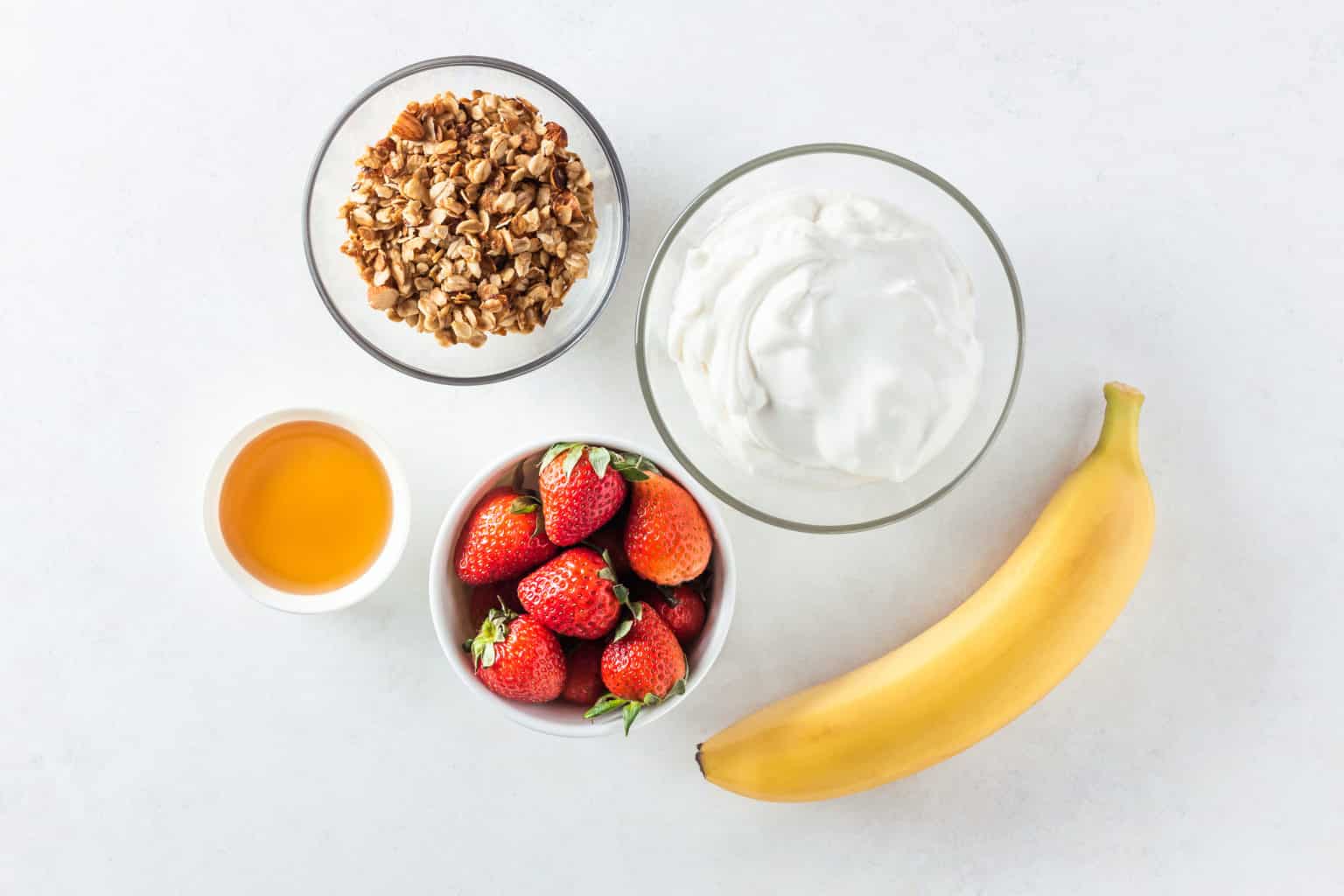 Granola Breakfast Yogurt Parfait with Fresh Fruit - All We Eat