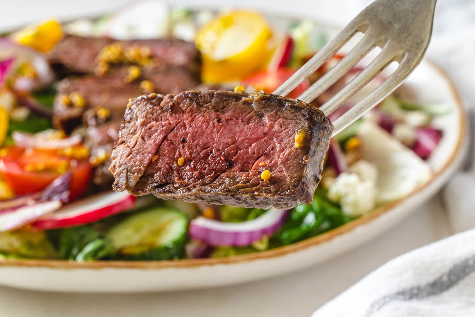 How to make Filet Mignon over Greens Salad - All We Eat