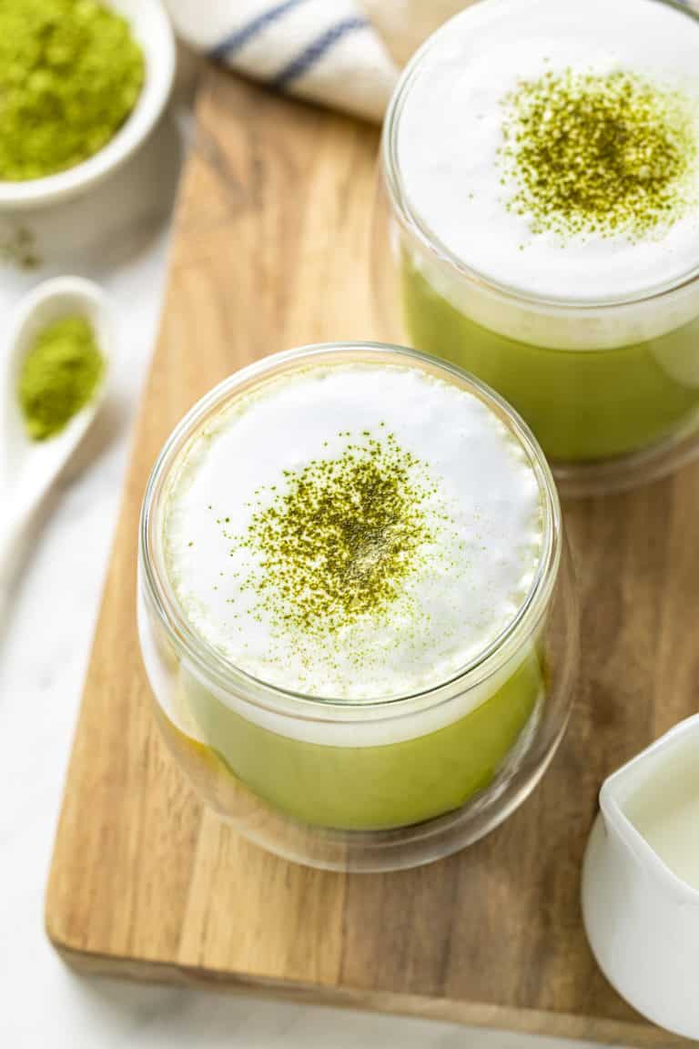 5 minute Homemade Matcha Latte Recipe - All We Eat