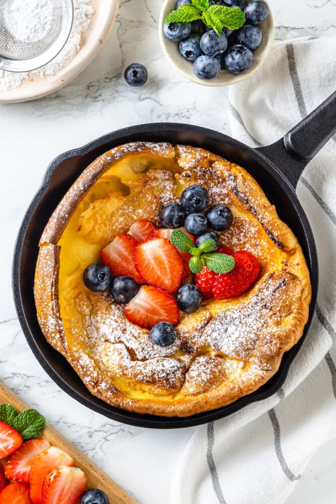 Easy German Baby Pancake (Dutch Baby) - All We Eat